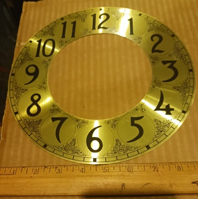 VINTAGE GRANDFATHER CLOCK Dial Face Plate $0.99 - PicClick CA