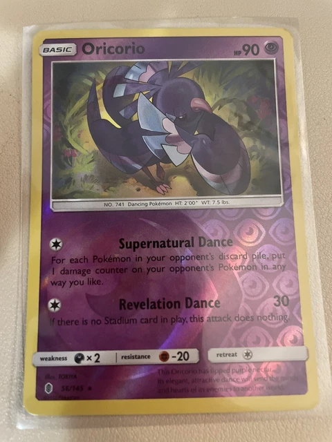 POKEMON CARD TCG Guardians Rising Oricorio 56/145 Reverse Holo - NM $0. ...