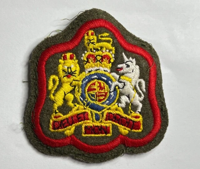 BRITISH ARMY WO1 Warrant officer rank insignia green border £10.70 ...