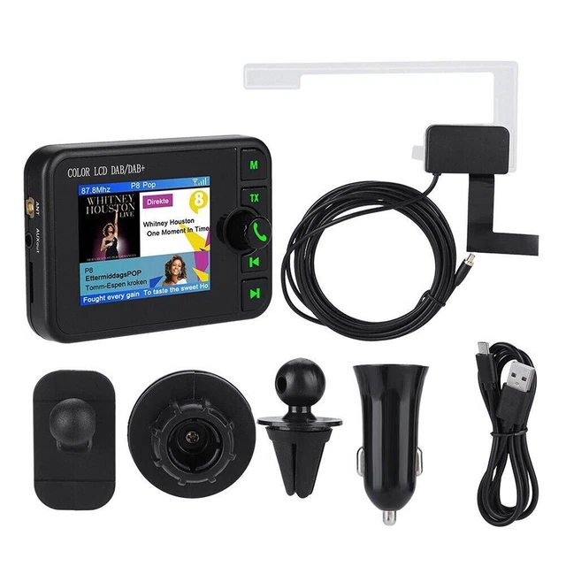 2.4& IN-CAR DAB/DAB+ Digital Radio Adapter LCD FM Transmitter USB £37. ...