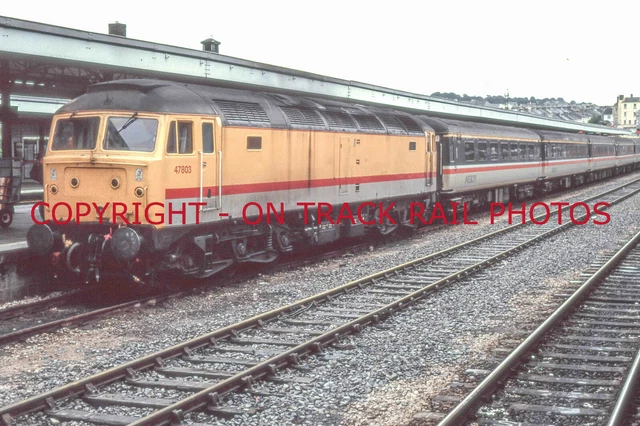 UK RAILWAY PHOTOGRAPH Of Class 47 47803. Rm47-2738 £1.70 - PicClick UK