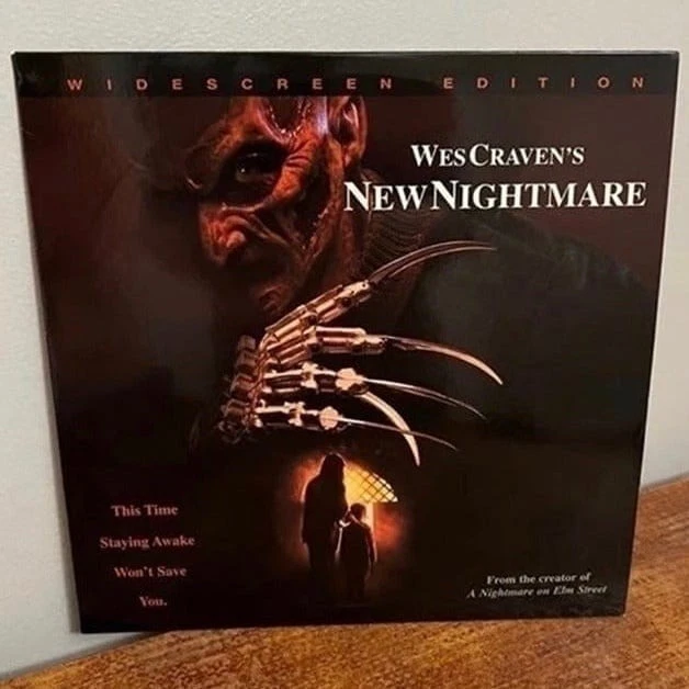 WES CRAVEN'S NEW nightmare Freddy Krueger laser disk movie elm street ...