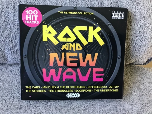 100 HITS ROCK new wave 70s 80s 5 cds dr feelgood Ramones undertones ...