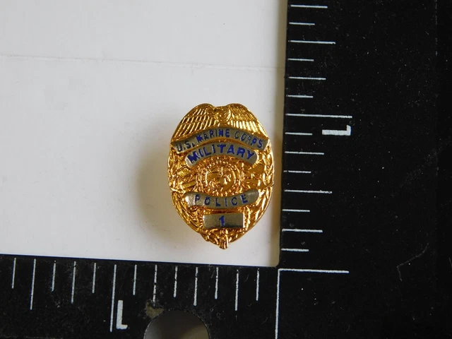 U.S. UNITED STATES Marine Corps Military Police Mini Badge Pin $9.99 ...