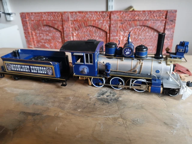 ON30 OE NARROW Gauge locomotive, Thomas Kinkade moonlight express, 1 of ...