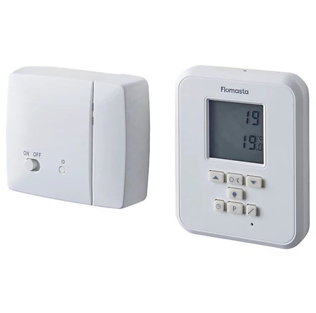 DIGITAL WIRELESS PROGRAMMABLE Ambient Thermostat Receiver - Flomasta ...