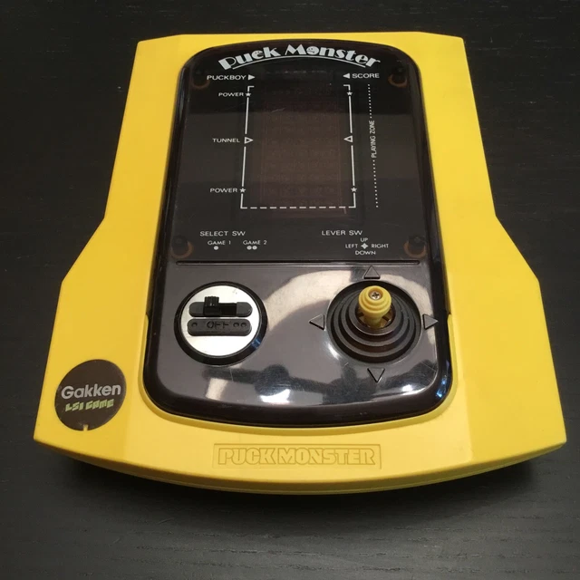 GAKKEN PUCK MONSTER Table Top Tabletop Video Game Working Tested VFD ...
