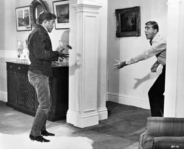 SALT AND PEPPER Sammy Davis Jr and Peter Lawford 1968 Old Movie Photo ...