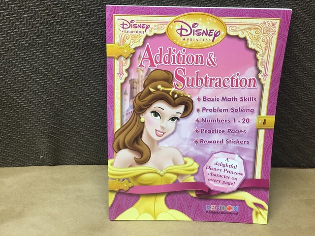 LOT OF 10 Disney Princess Addition and Subtraction Princesses ...