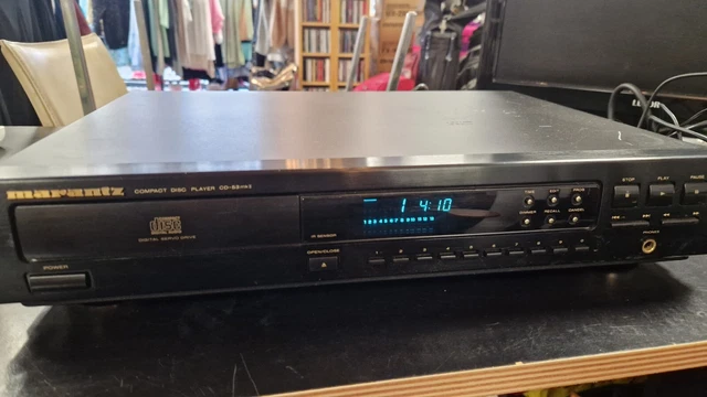 MARANTZ CD-53 MKII Compact Disc Player Separate Tested Working W ...