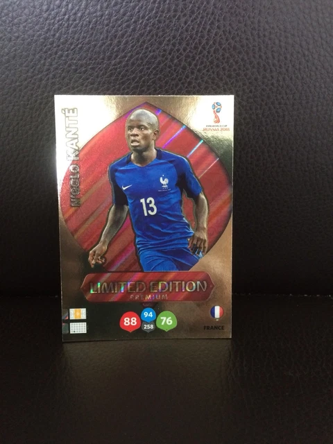 N'GOLO KANTE LIMITED Edition Card Panini Adrenalyn XL World Cup Russia ...