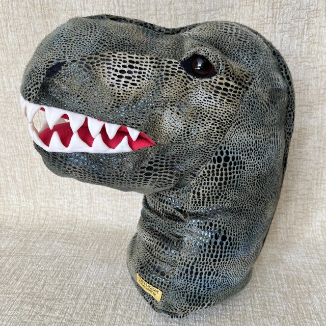 T-REX DINOSAUR HEAD Puppet The Puppet Company Large Hand Soft Plush 14 ...
