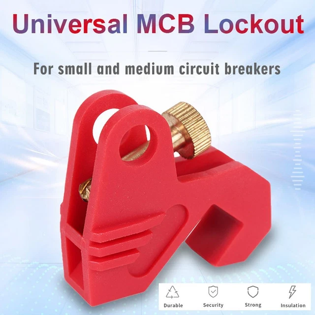 MCB NYLON LOCKOUT Multi-Functional Circuit Breaker Lockout Safety Loto ...