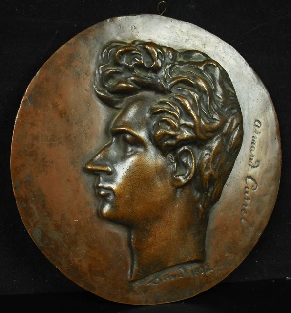 MÉDAILLO PORTRAIT D'ARMAND Carrel Publicist After David Angers 1832 ...