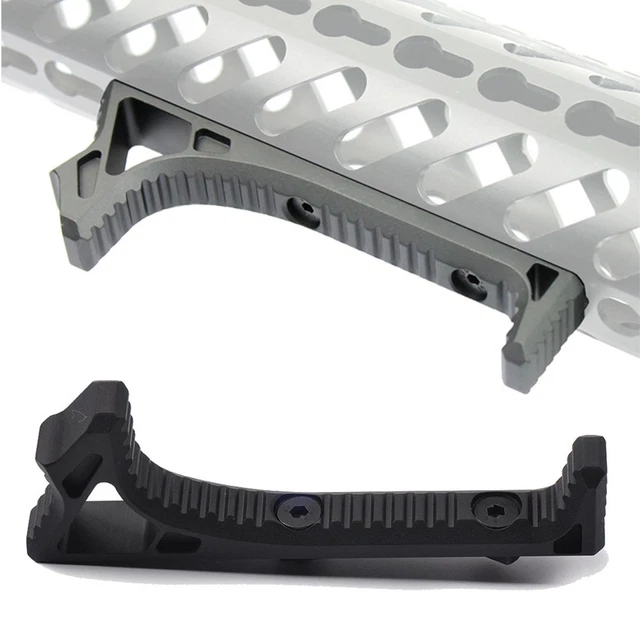 TACTICAL KEYMOD ANGLED Forward Grip Forend Foregrip Hand Stop for ...