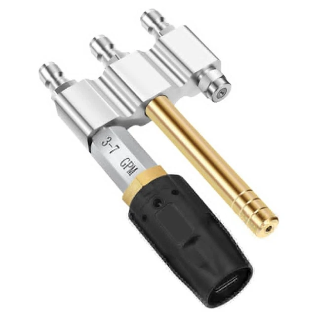 STAINLESS STEEL NOZZLE with Adjustable Angle and Quick Connect Features ...