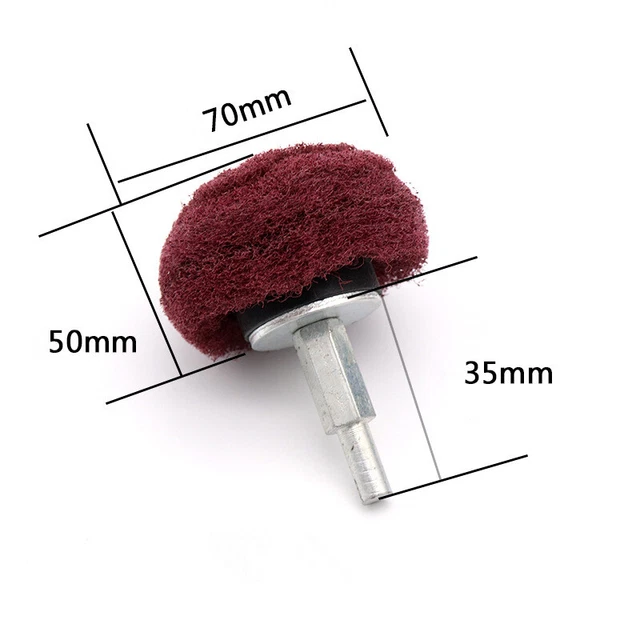 BUFFING SCOURING PAD Polishing Mop Wheel Buffer Polisher For Drill ...