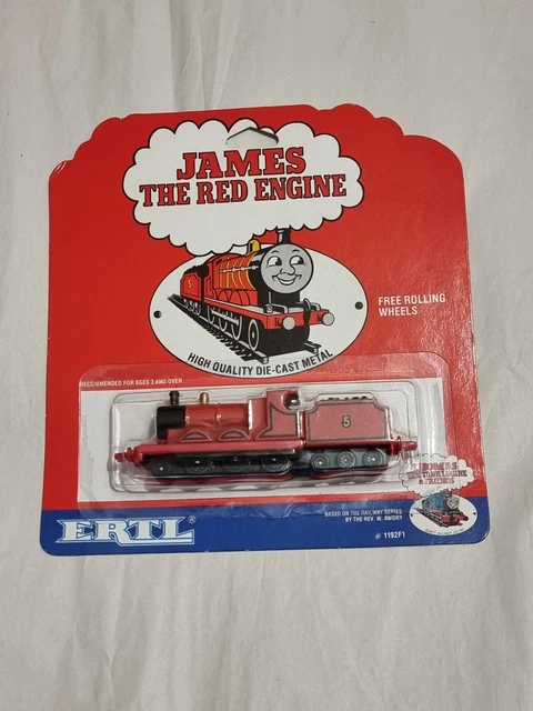 THOMAS & FRIENDS ERTL PAPER FACE JAMES NEW & SEALED 1984 RARE CLOUD ...