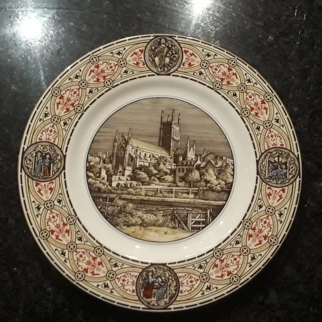 ROYAL WORCESTER WORCESTER Cathedral Restoration Appeal Plate 1989 £3.50 ...