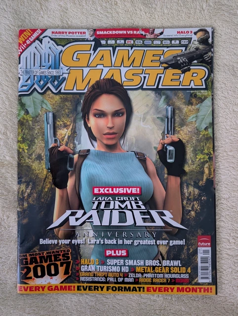 GAMES MASTER COLLECTABLE Magazine Featuring Lara Croft Tomb Raider RARE ...