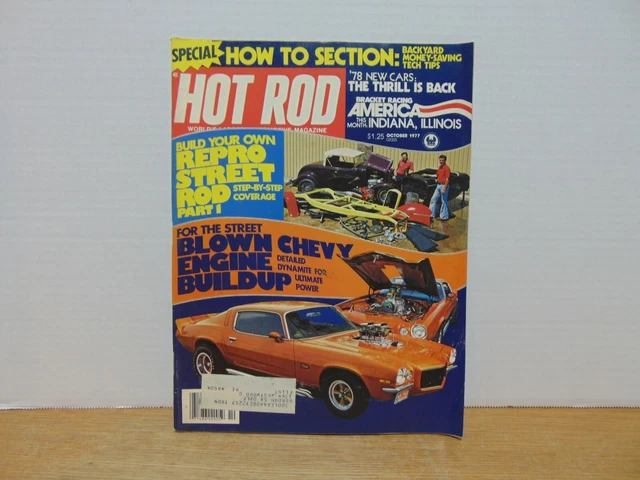HOT ROD MAGAZINE Volume 30 Number 10 October 1977 £4.37 - PicClick UK
