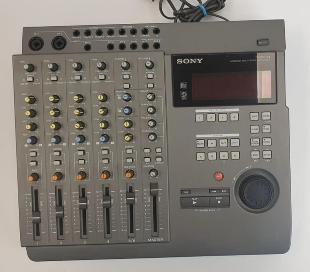 (WI1) SONY MDM-X4 Mini disco Registratore multitraccia (anni '90 ...