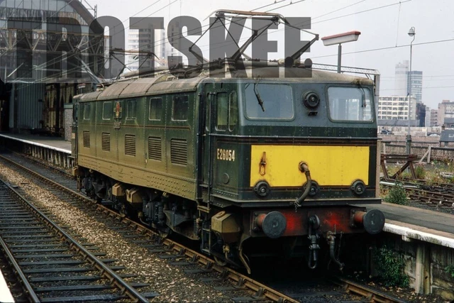 35MM SLIDE BR British Railways Electric Loco E26054 Class 76 1968 Man ...