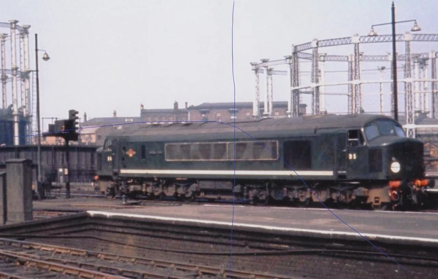 DIESEL TRAIN PHOTO Railway Picture Br Green Class 44 Photograph D5 Peak ...