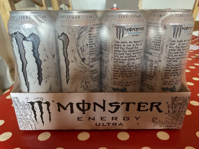 MONSTER ENERGY ULTRA Zero Sugar 12 x 553ml £20.00 - PicClick UK