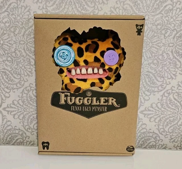 FUGGLER FUNNY UGLY Monster Leopard Print Indecisive Monster Soft Toy ...