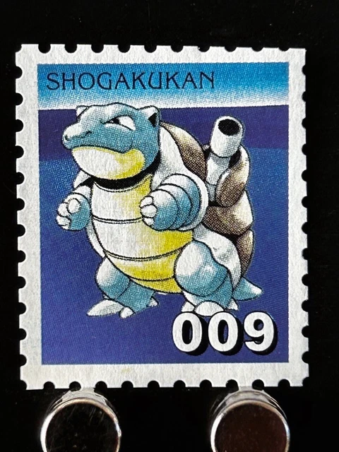 BLASTOISE POKÉMON STAMP Shogakukan Nintendo Japonais Japon Carte TCG ...