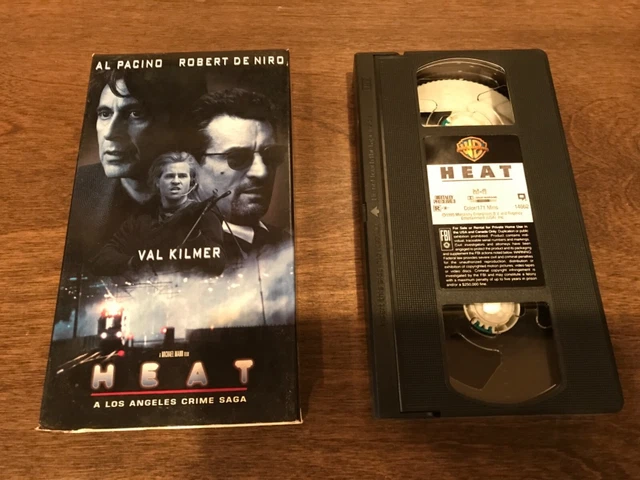 HEAT (VHS, 1996) Robert De Niro, Al Pacino, Tom Sizemore, Jon Voight ...