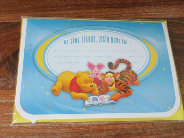 CARTE JOYEUX ANNIVERSAIRE Disney - Winnie L'ourson - Le Cadeau Surprise ... CARTE JOYEUX ANNIVERSAIRE Disney - Winnie L'ourson - Le Cadeau Surprise ...