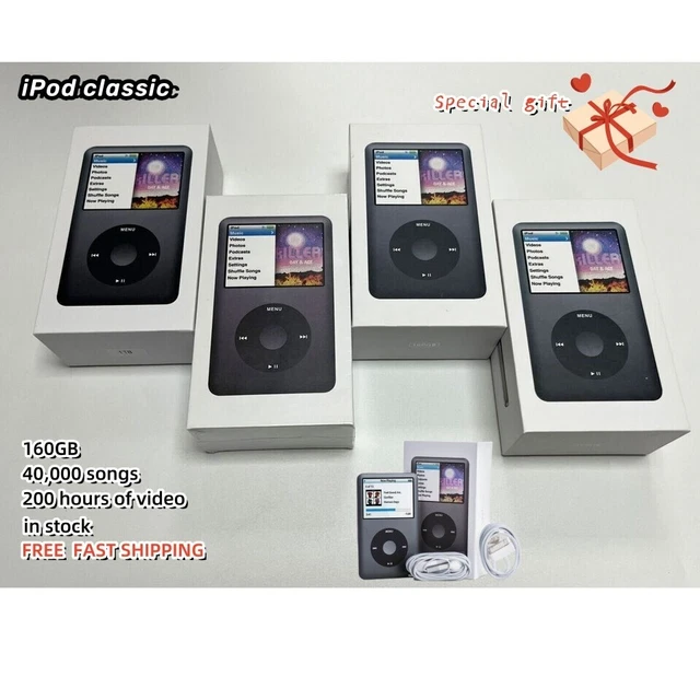 NUEVO APPLE IPOD Classic 7ma Generación 160GB 256GB 512GB 1TB 2TB ...