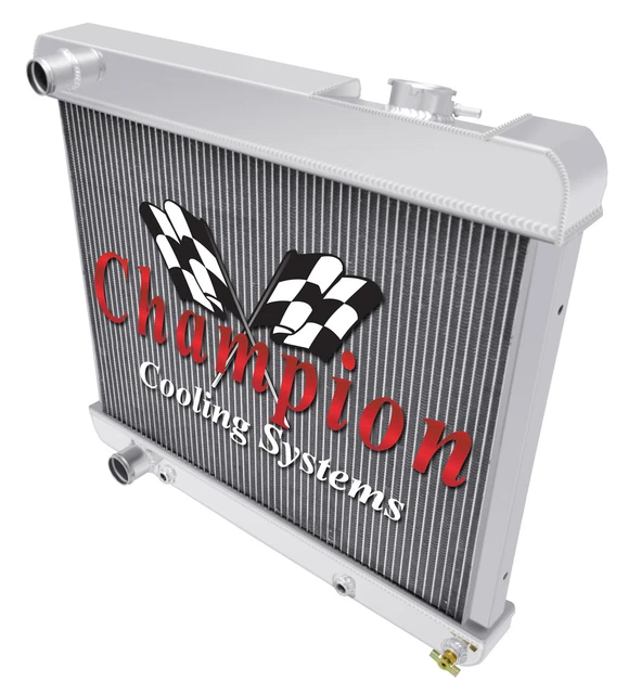 SUPER 2 ROW 1" Tubes All Aluminum Radiator for 1961 1962 1963 1964 1965 ...