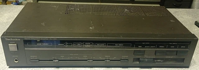 TECHNICS SU-300 AMPLIFICATORE Stereo Integrated Amplifier 30 watts per ...