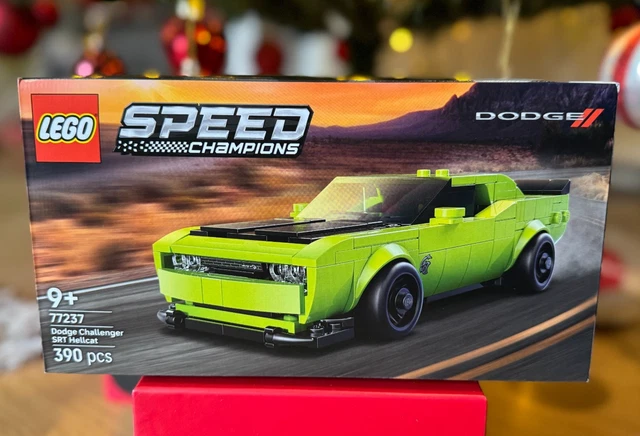 LEGO SPEED CHAMPIONS Dodge Challenger SRT Hellcat Sports Car (77237 ...