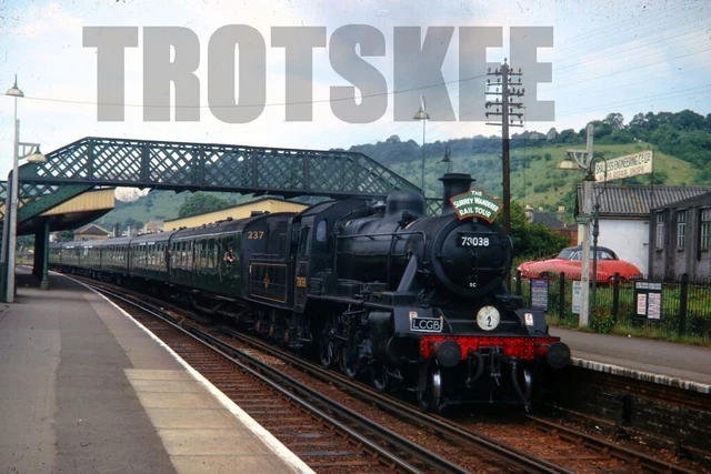 35MM SLIDE BR British Railways Steam Loco 78038 Class BR2 Whiteleafe ...