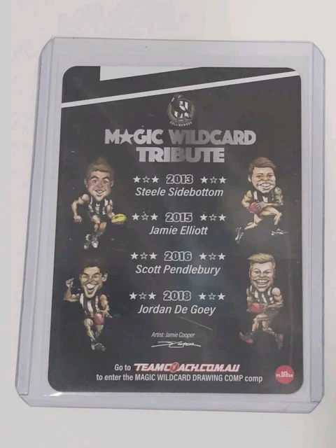 2024 AFL TEAMCOACH Magic Wildcard Tribute COLLINGWOOD + NICK DAICOS ...