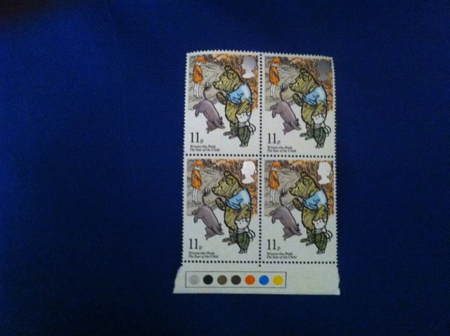 WINNIE THE POOH, Christopher Robin, Eeyore & Piglet on 1979 MNH stamp ...