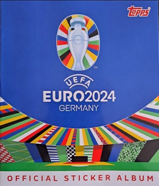 TOPPS EURO 2024 stickers mancolista FOIL PTW-Emblema-Captain-Artist ...