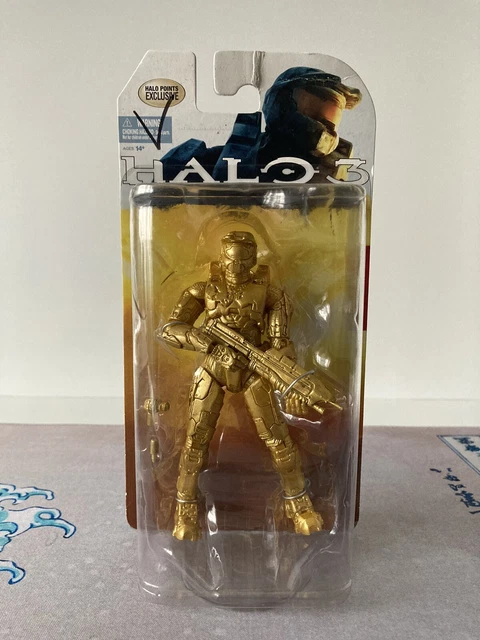 HALO 3 GOLD Master Chief halo points exclusive McFarlane Toys Action ...
