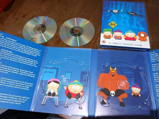 SOUTH PARK DVD Set, Season 18, Cardboard Case Version, Uk Region 2 £10. ...