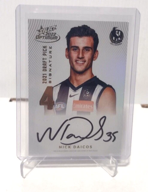 2022 OPTIMUM NICK Daicos Draft Pick Signature Gold 01/85 LOW DPSG4 $14,999.99 - PicClick AU