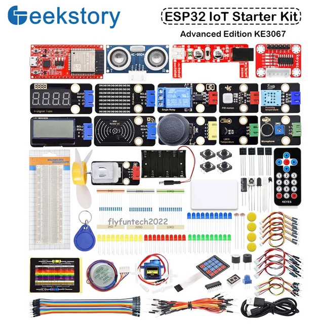 ESP32 DEVELOPMENT BOARD IoT Starter Kit Python/c/c++ for Arduino BT ...