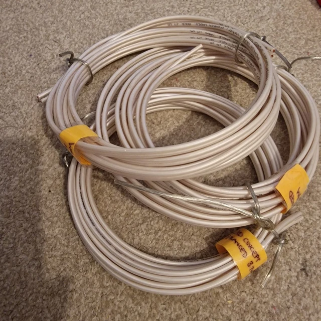 QED BALANCED DESIGN Concept Speaker Cable 2x 4m + 1x 3.7m £46.00 ...
