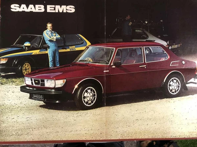 1977 SAAB 99 US Market 8p Brochure/Poster - Opens out to show EMS £9.16 ...