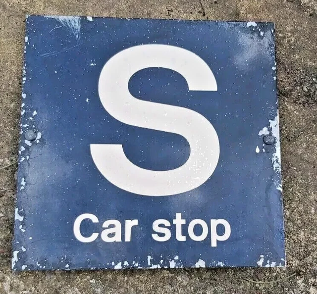 BRITISH RAIL STOP Sign Nse , Fast Post £85.00 - PicClick UK