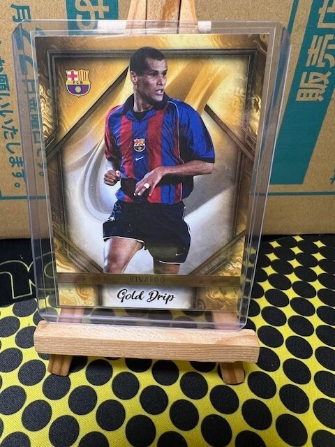 TOPPS BARCELONA TEAM Set 2023 2024 RIVALDO GOLD DRIP !!! EUR 1,00 ...