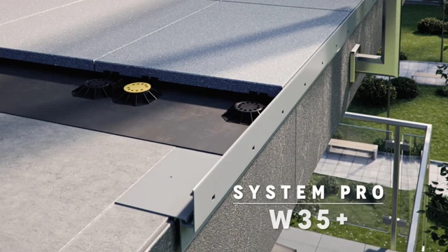 ALU ABTROPF RANDPROFIL Traufenprofil Balkon Terrasse W35 Pro System ...
